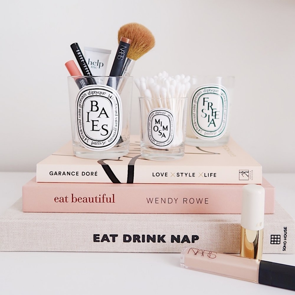 Diptyque Menthe Verte Empty Full Size Candle Jar - Gem